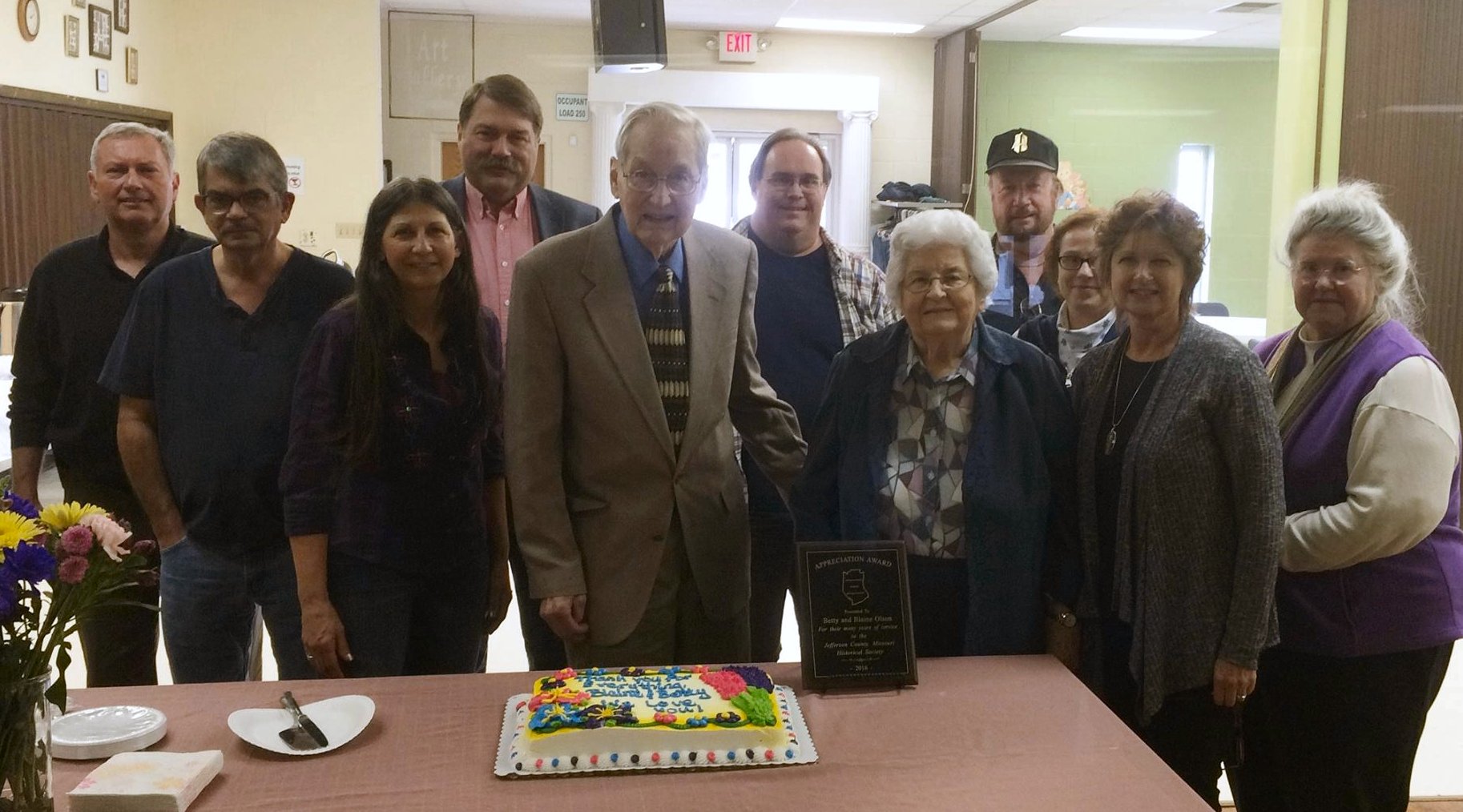 Reception for Betty & Blaine Olson - 2016