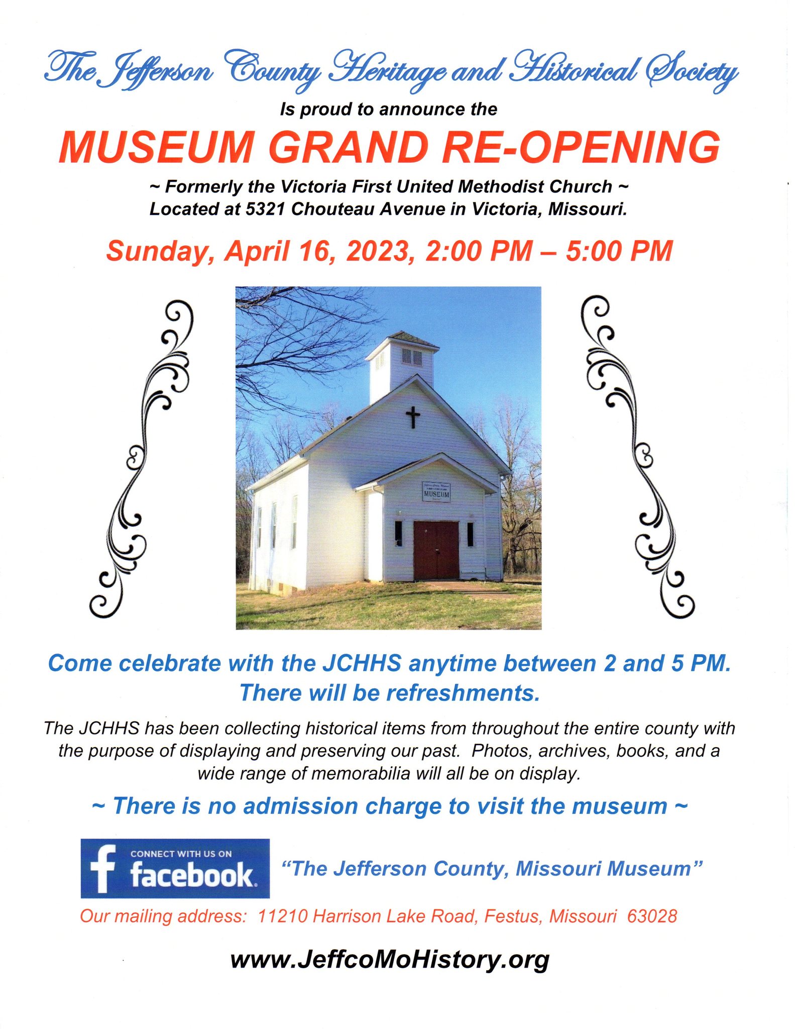 Jefferson County Missouri Heritage and Historical Society - Home